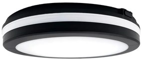 Top Light Top Light - LED Koupelnové svítidlo COMET LED/15W/230V IP54 pr. 20 cm černá TP1781