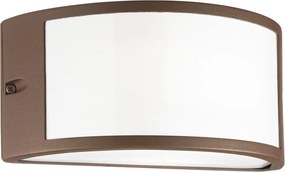 Ideal Lux - Venkovní nástěnné svítidlo REX 1xE27/60W/230V IP44 hnědá