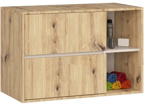 Skříňka pod umyvadlo VAMI Š90 2SZ dub artisan / kašmír