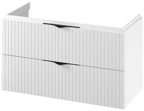 Cersanit Tirso, závěsná skříňka pod umyvadlo 994x447x572 mm, bílá matná, S1015-014