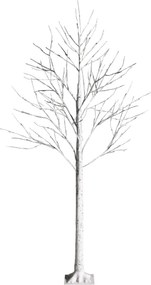 Costway 180cm umělá bříza se 48 teplými bílými LED světly