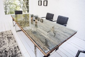 Jídelní stůl Darruto, 240x75x100 cm, Teak