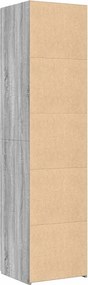 Skříň highboard šedá sonoma 45 x 42,5 x 185 cm kompozitní dřevo 3281411