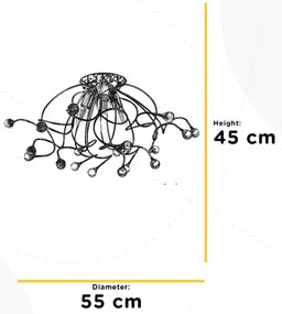 ONLI - Přisazený lustr TRILLY 3xE14/6W/230V
