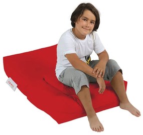 Atelier del Sofa Zahradní sedací vak Kids Single Seat Pouffe - Red, Červená