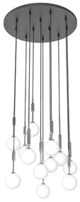 Designový lustr Ero 12 chrom