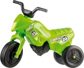 TEDDIES Odrážedlo Enduro Yupee zelené / Plast / výška sedadla 26 cm /