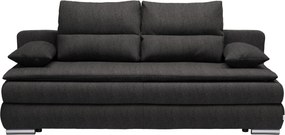 XXXLutz ROZKLÁDACÍ POHOVKA, textil, tmavě šedá Livetastic - Rozkládací pohovky - 001574001202