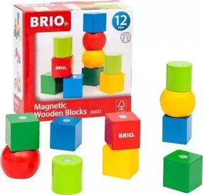 BRIO Magnetické dřevěné kostky / od 1 roku