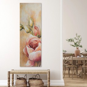 Gario Obraz na plátně Růžové růže a poupata Rozměry: 30 x 90 cm