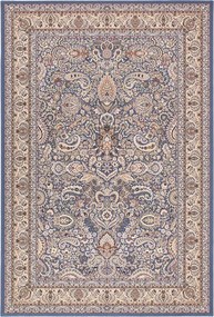 Kusový koberec vlněný Osta Diamond 72201 901 Klasický modrý krémový Rozměr: 240x340 cm