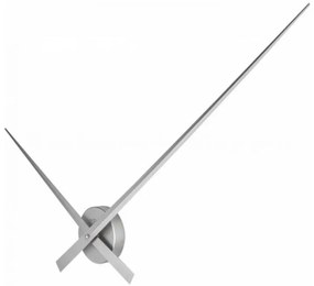 Designové nástěnné hodiny 2269zi Nextime Hands Silver 85cm