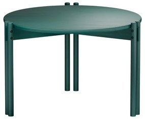 Zelený kulatý konferenční stolek z borovicového dřeva ø 60 cm Sticks – Karup Design