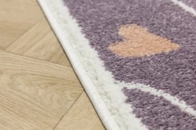 Dětský koberec Lima 9392A šeříkový / růžový