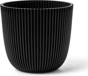 Capi Nature Groove Made With Planter Ball Textile Black Ø 22 cm / V 20 cm