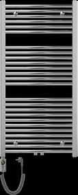 Mexen Ares, elektrické topné těleso 1200x600 mm + topná tyč 600 W, chromová, W102-1200-600-2600-01