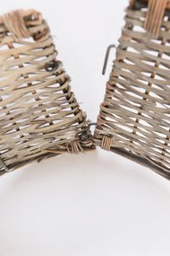 Designový obal OSLONA, ratan, dolní průměr 70 cm, natur