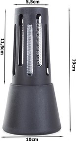 Verk Group Insekticidní lampa na komáry hmyz mouchy uv účinná 5w tichý kartáč