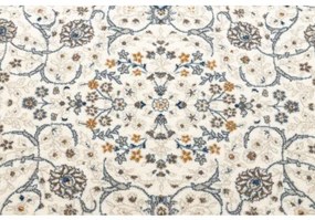 koberec Vlna NAIN vzor rámu ornament 7179/51913 béžový / tmavě modrá velikost 120x170 cm | krásné koberce cz