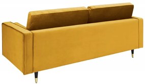 Pohovka Cozy Velvet 220cm hořčičně žlutý samet/ 41072