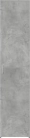 Skříň highboard betonově šedá 40x42,5x185 cm kompozitní dřevo 3281402