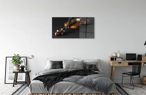 akrylový obraz Housle 100x50 cm