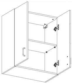 Kuchyňská linka Aspen D | 340 cm | bílá lesk