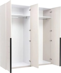 Skříň 4D bez zrcadel, kašmírový lesk Lori