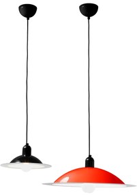 Stilnovo 8991 Lampiatta, retro zelené závěsné svítidlo, 1x11W LED E27, prům. 50cm