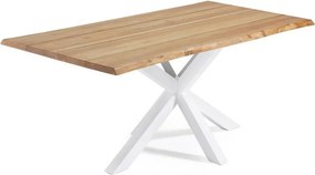 Jídelní stůl s deskou v dubovém dekoru 90x160 cm Argo – Kave Home