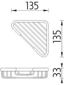 Nimco Drátěná polička - OP 101N-26