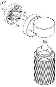Eglo 98741 - Venkovní nástěnné svítidlo FANTECOLO 1xE27/28W/230V