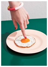 Paper Collective designové moderní obrazy Fried Egg (100 x 140 cm)