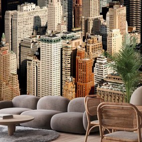 Fototapeta Mrakodrapy New Yorku - městský pohled na architekturu Manhattanu