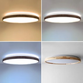 BRILAGI -LED Stmívatelné svítidlo ALSON LED/72W/230V 3000-6500K dub pr. 78 cm+DO
