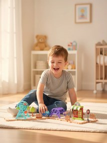 Sinsay - DIY sada – Puzzlová dráha k samostatnému sestavení s vozidlem - vícebarevná