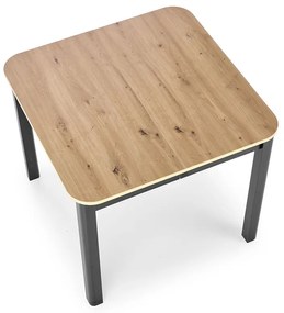 Rozkládací stůl Biatro 90-130 cm - dub artisan / černá