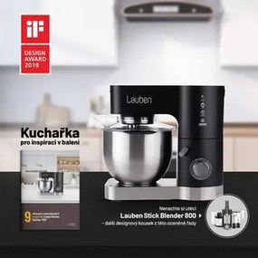 Lauben Kitchen Machine 1200BC černá / Kuchyňský robot / 1200W / 5.5 l