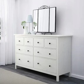IKEA HEMNES Komoda 8 zásuvek 160x96 cm bílá mořená