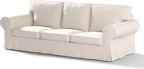Potah na pohovku IKEA Ektorp 3-místná rozkládací, NOVÝ MODEL 2013 barva béžová látka pletený vzor