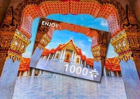 ENJOY Puzzle Mramorový chrám, Bangkok / 1000 dílků / od 14 let
