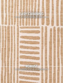 Krémový/v přírodní barvě kulatý vnitřní a venkovní koberec ø 200 cm Haringey Bounds – Ted Baker