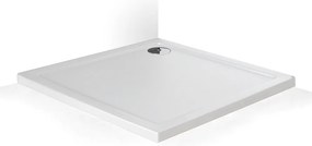 Roth FLAT STONE EFFECT sprchová vanička 130 × 80 x 5 cm - bílá 8000333 Koupelny Bernold