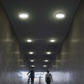LED Solution Bílý přisazený LED panel kulatý 120mm 6W Economy Barva světla: Studená bílá 7872