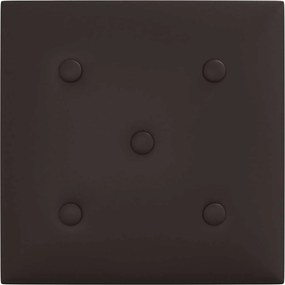 vidaXL Nástěnné panely 12 ks 30 x 30 cm umělá kůže 1,08 m² [343974] Barva: Hnědá