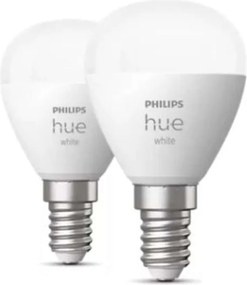 Philips Hue White - Chytrá LED žárovka E14, 470 lm, teplá bílá, 2 ks 929002440604