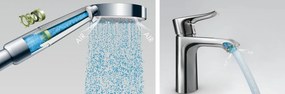 Hansgrohe Finoris, nástěnná vanová baterie, černá matná, 76420670
