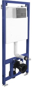Laveo Laveo, závěsný set pod omítku Akan + závěsná WC mísa Desna s toaletním sedátkem z duroplastu, Vortex splachování, bílá lesklá, LAV-SETDESNAGR