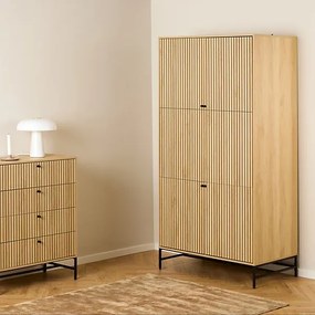 Šatní skříň Albany 99 cm dub přírodní