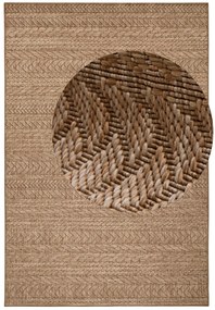 Hanse Home, Kusový koberec Forest 103995 Beige/Brown – na ven i na doma, 80x150, béžová, chodba / předsíň